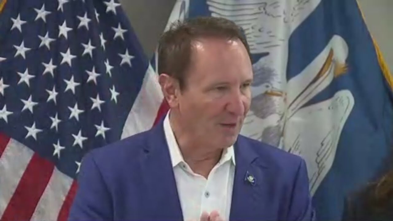 Louisiana Gov. Jeff Landry discusses EPA and Denka plant in LaPlace ...