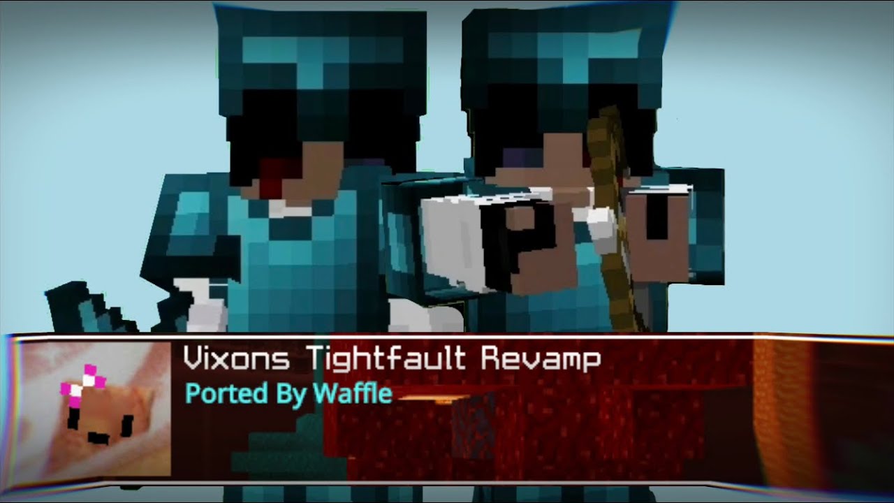 VIXON’S TIGHTFAULT REVAMP MCPE PvP Texture Pack By Vixon - YouTube