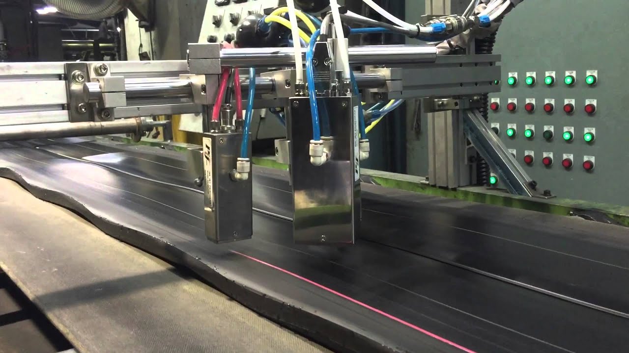 Tyre tread marking 타이어 마킹 - YouTube