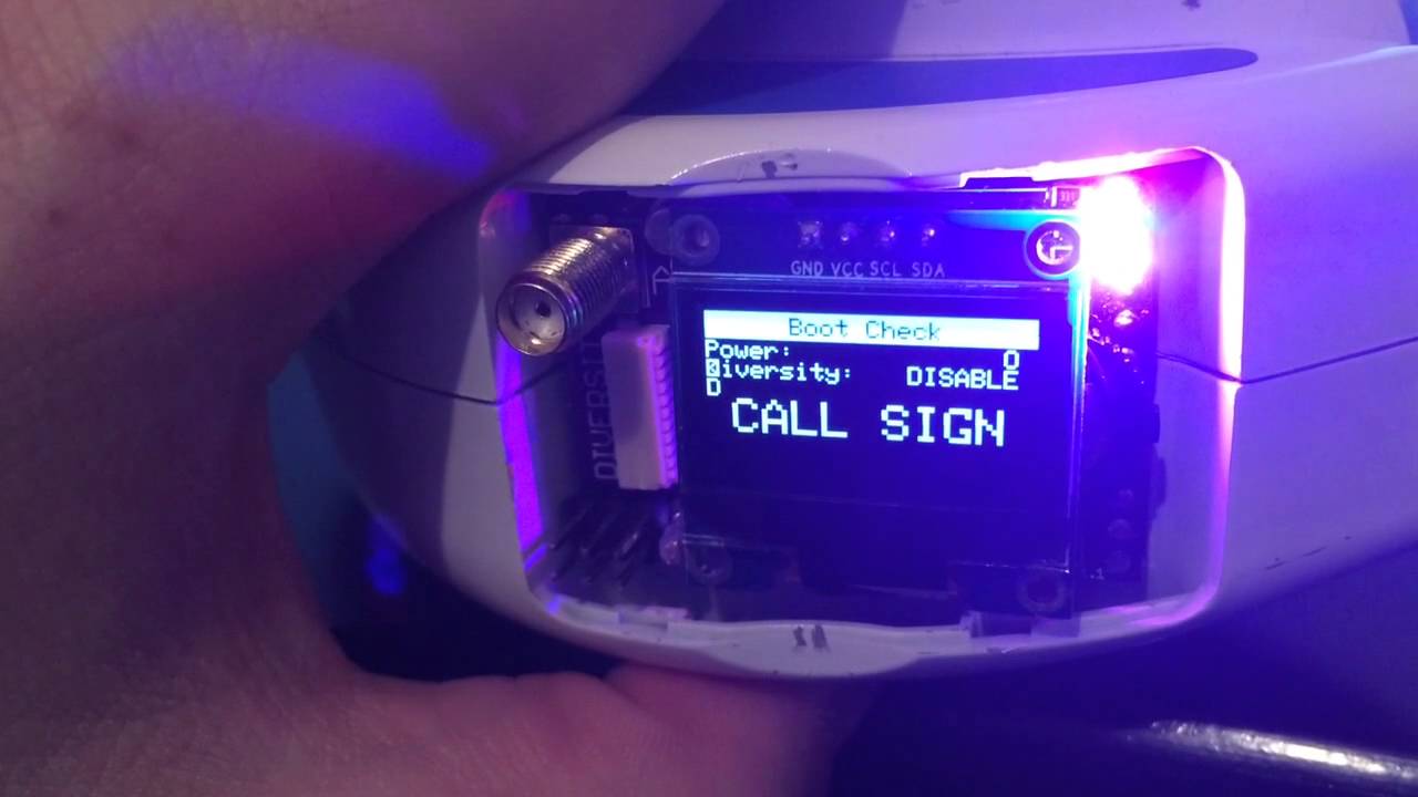 LaForge FPV Module w/ custom splash screen - YouTube
