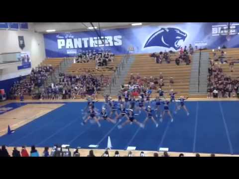 Springboro Junior High competition cheer 2015 - YouTube