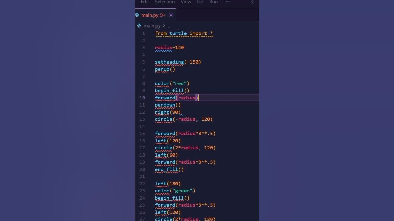 🐢🔥 GOOGLE CHROME ANIMATION USING PYTHON 🤯 #coding - YouTube