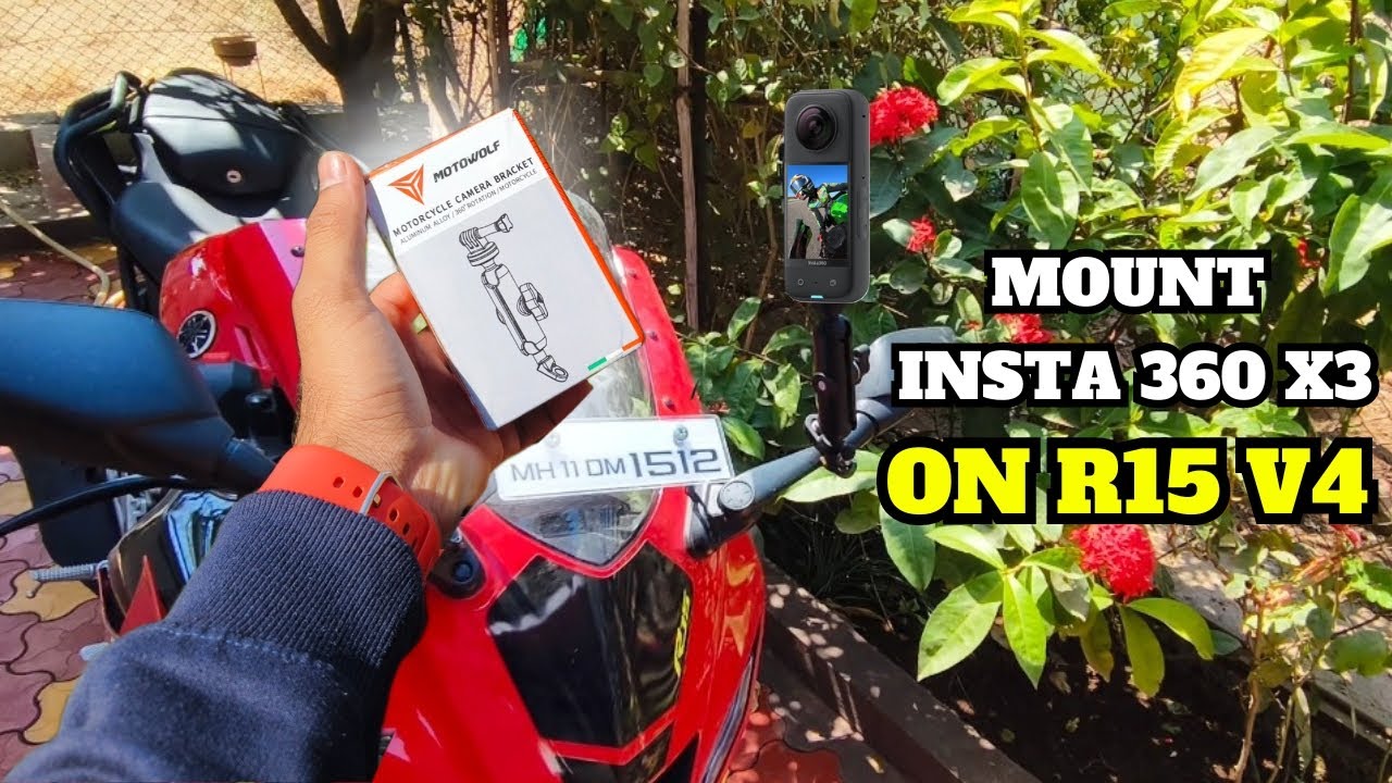 Insta 360 X3 | How to mount on R15 V4 for AMAZING shots! | Best ...