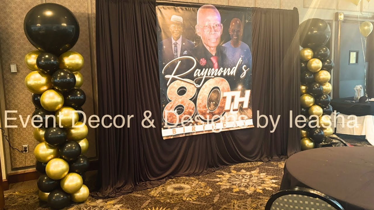 Watch Me As I Prepare and Decorate For An Elegant 80th Birthday Party ...