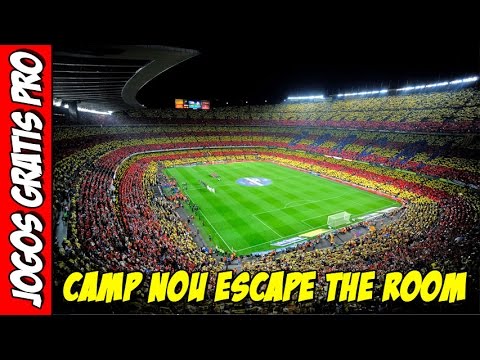 Camp Nou Locker Room Escape Gameplay - Jogos Gratis Pro
