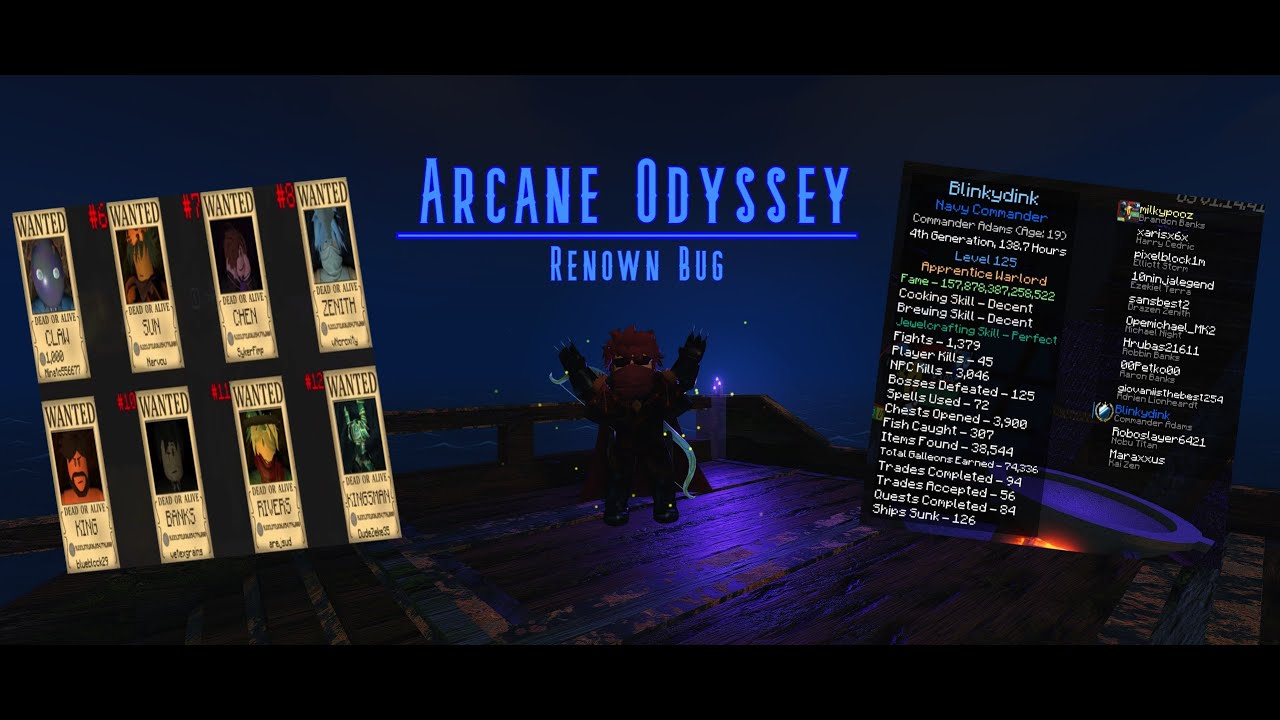 Arcane Odyssey renown bug - YouTube