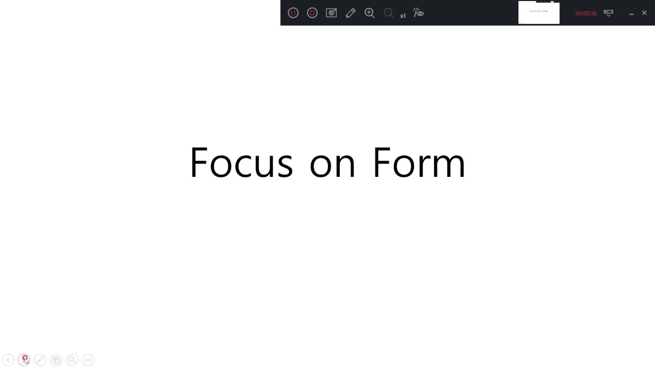 Focus on Form - YouTube