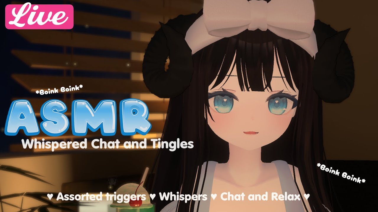 ASMR 💕 Whispered Chats and Tingles ASMR Assortment【Vtuber | 3D】 - YouTube