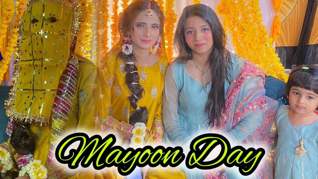 Rukhsar ka Mayoon💛 | Mayoon Vlog | Asma Rashid Ali - YouTube