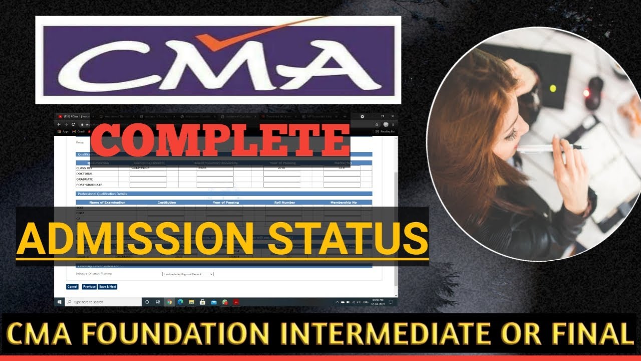 How to check CMA admission status of Foundation| Intermediate| Final # ...