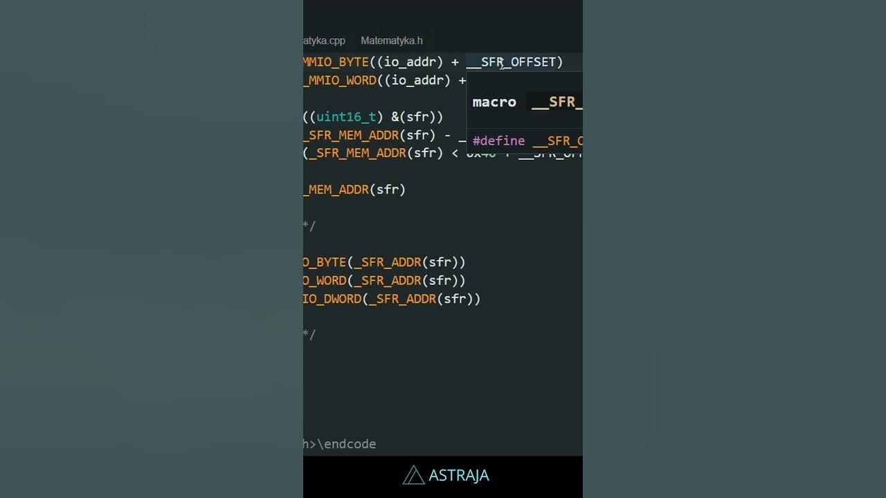 Rejestry DDR i PORT jako adresy w pamięci Arduino - YouTube
