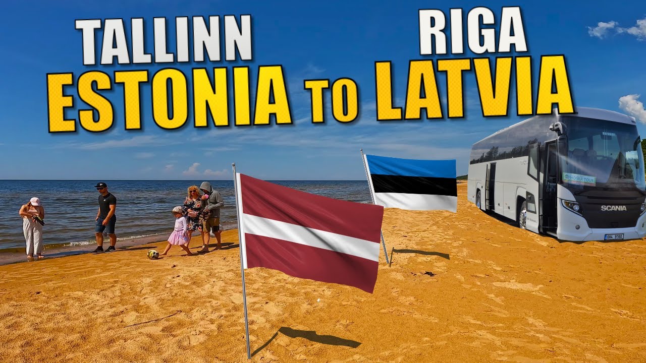 ⭐My bus tour from TALLINN, ESTONIA to RIGA, LATVIA - YouTube