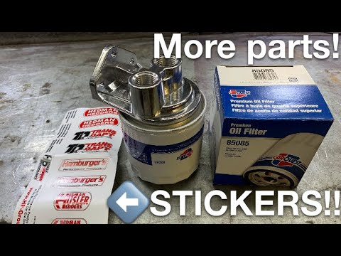 Oil filter relocation kit (trans-dapt) and finishing up engine wiring ...