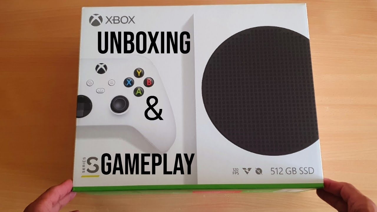 Xbox Series S Unboxing & GamePlay - YouTube