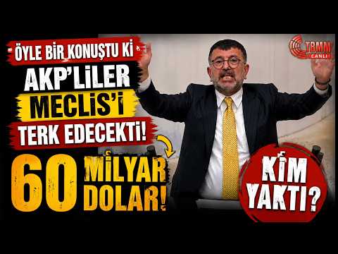 Öyle Bir Konuştu ki AKP’liler Meclis’i Terk Edecekti: “60 Milyar Dolar!”