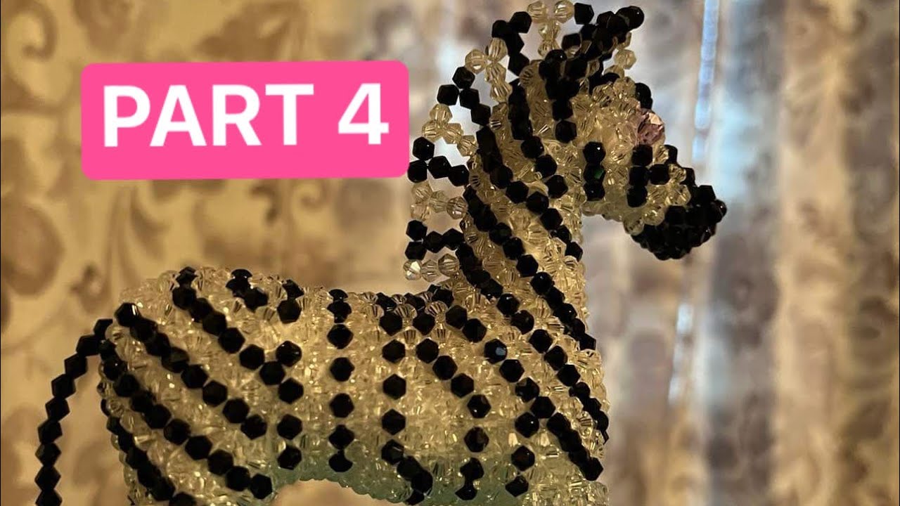 How to bead zebra 🦓 part 4 - YouTube