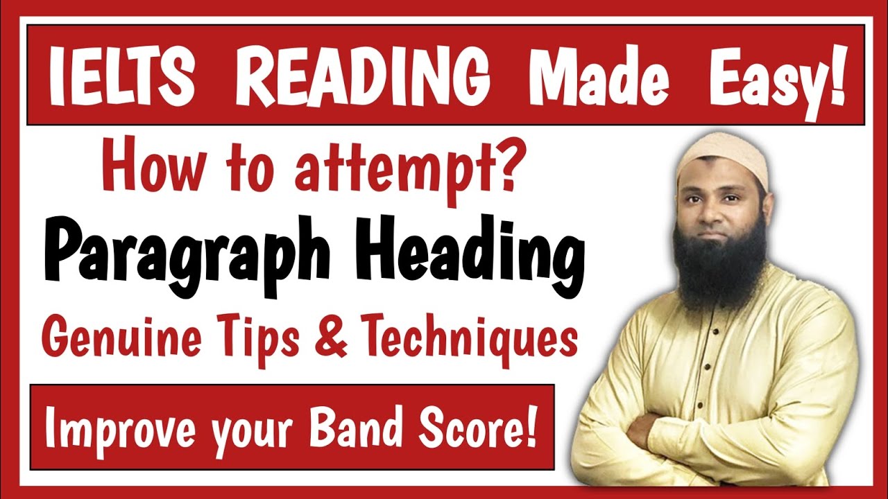 Matching Headings | Paragraph Headings | IELTS Reading Tips & Tricks # ...