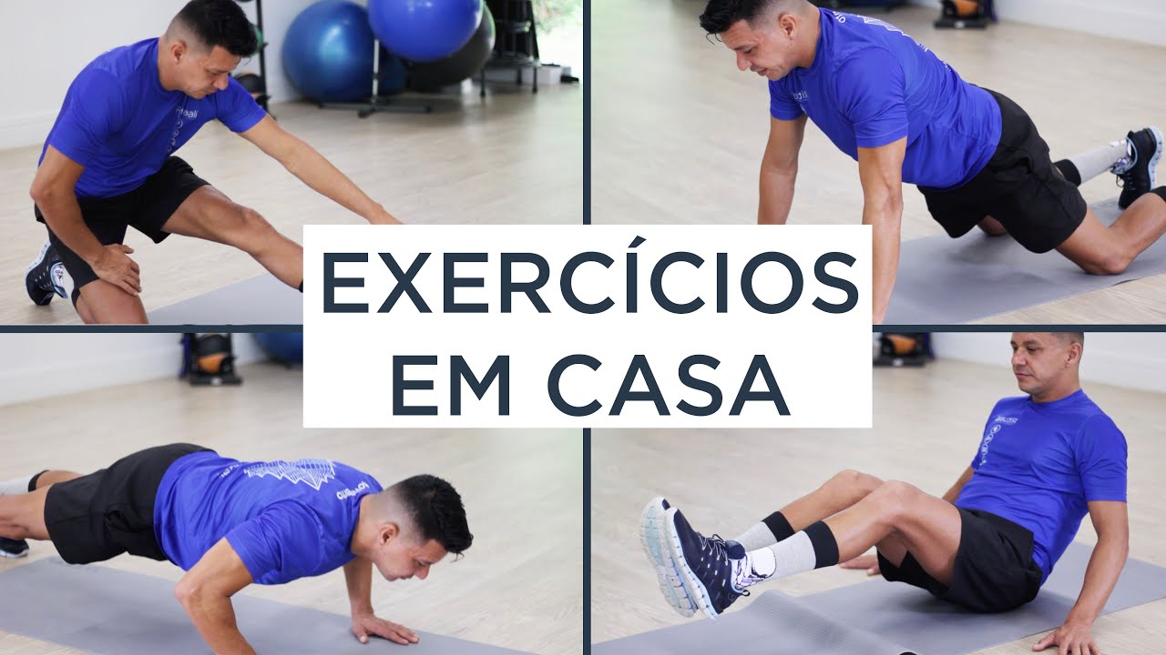 3 exercícios com o peso do corpo para fazer em QUALQUER LUGAR! - YouTube