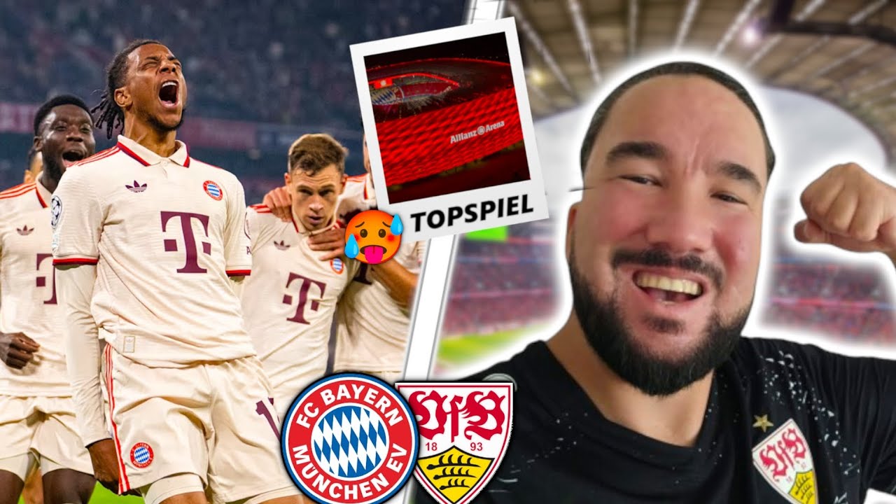 WIR GEHEN IN MÜNCHEN KOMPLETT UNTER 🙈 FC Bayern München vs VfB ...
