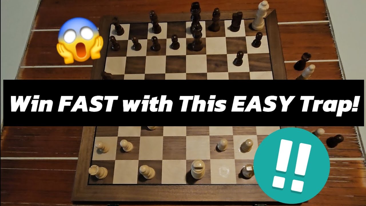 This EASY Chess Trap Will DESTROY Your Opponent in Seconds! - YouTube