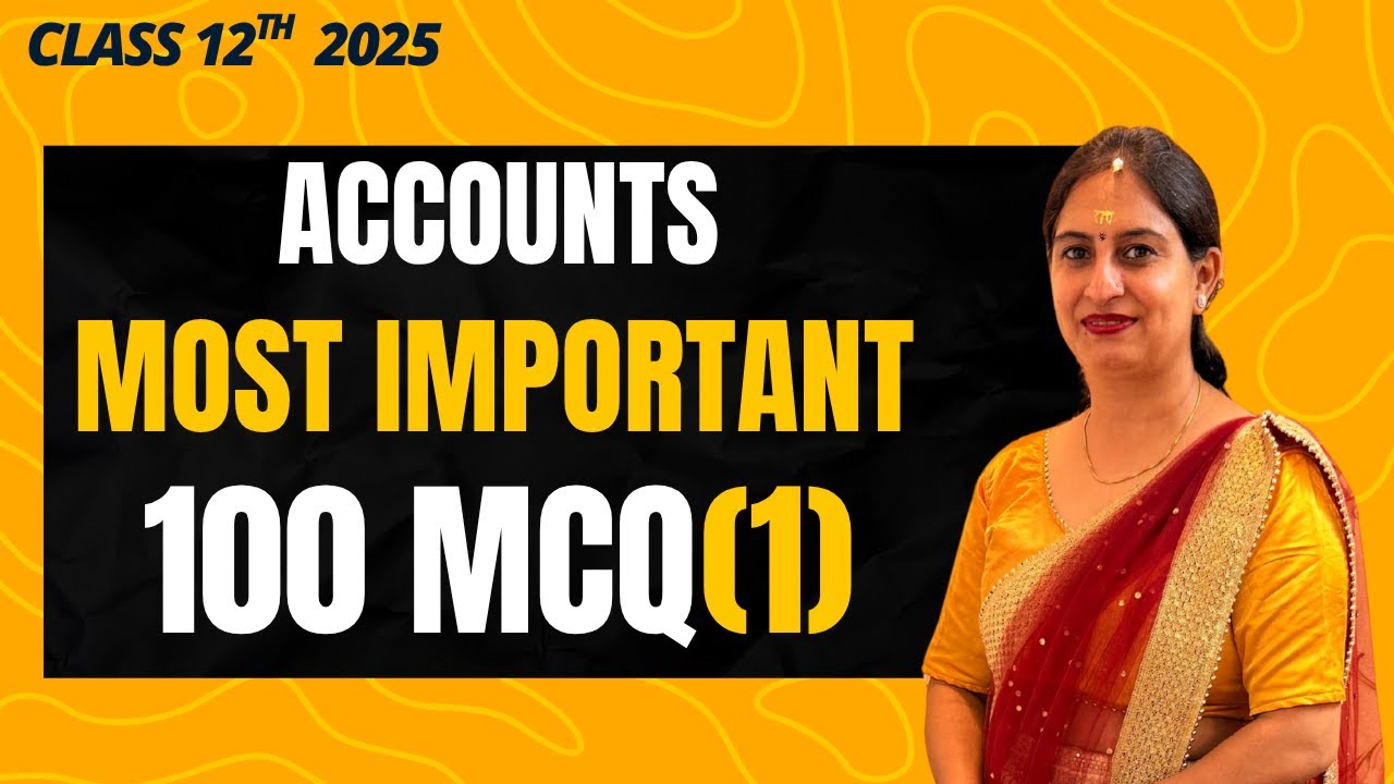 IMPORTANT MCQ(1) 100 MCQ Series CLASS 12TH ACCOUNTS ISSUE OF DEBENTURES ...