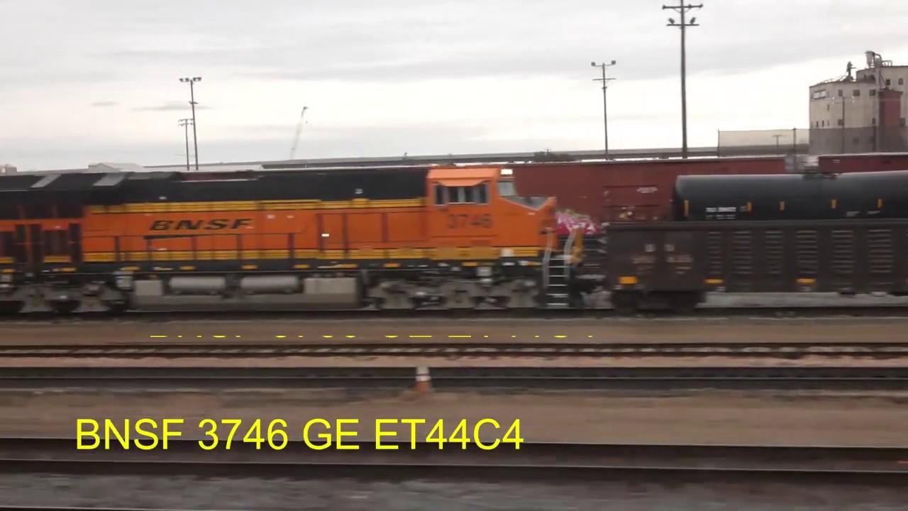 Amtrak 714-San Joaquins-BNSF Fresno Calwa Yard-8303 Cab Car Leads ...