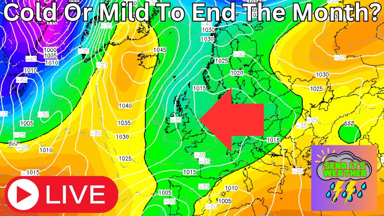 [🔴LIVE] Cold or Mild To End The Month? | UK Weather Forecast - YouTube