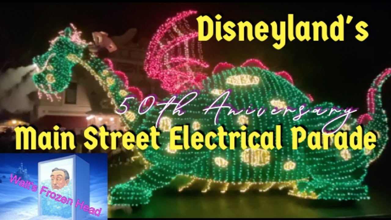 50th Anniversary Of Disneyland Main Street Electric Parade Celebration ...