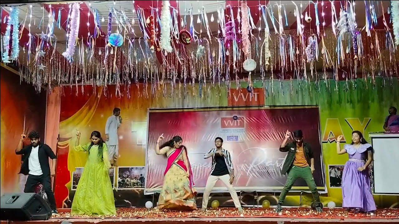 Vvit Boys and girls dance performance for farewell 2025 🤟🏻 - YouTube