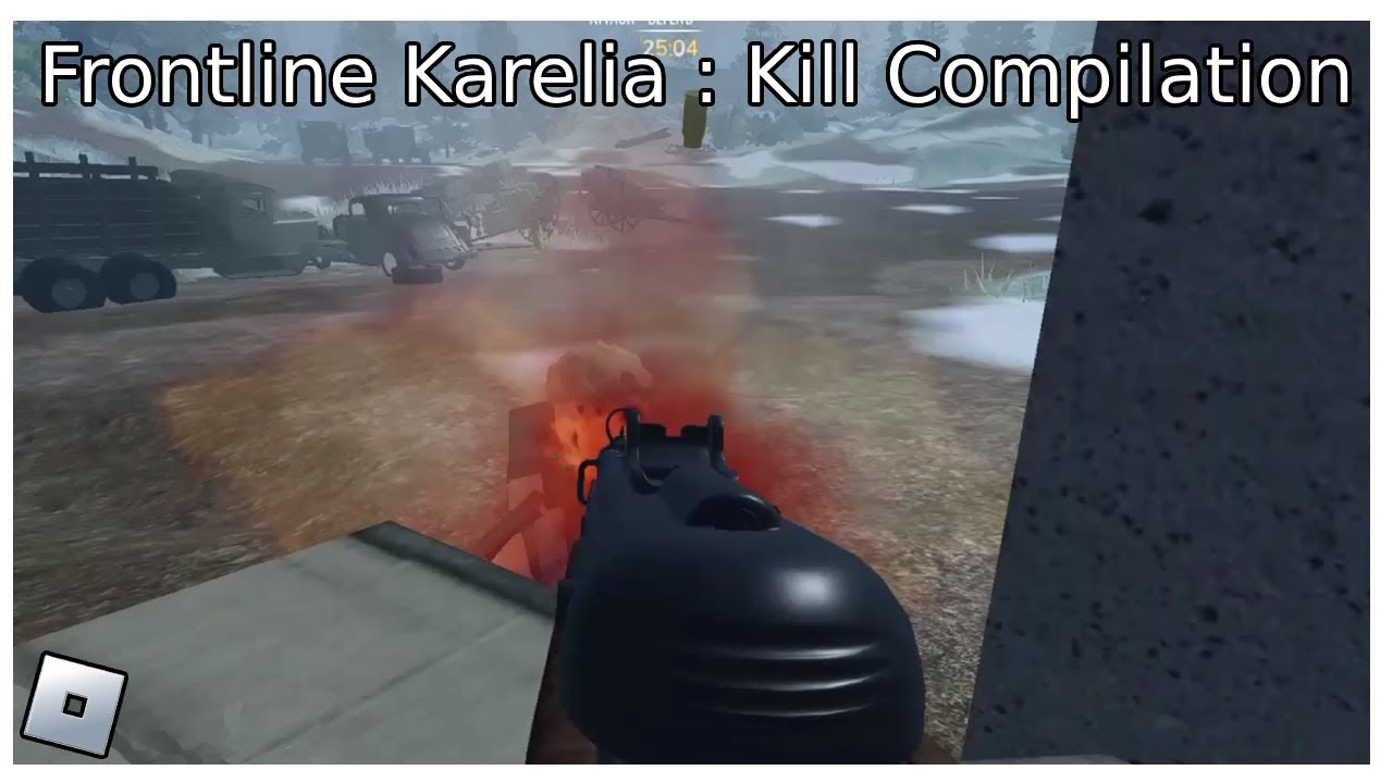 Roblox Frontline Karelia : Red Army Assault Kill Compilation - YouTube