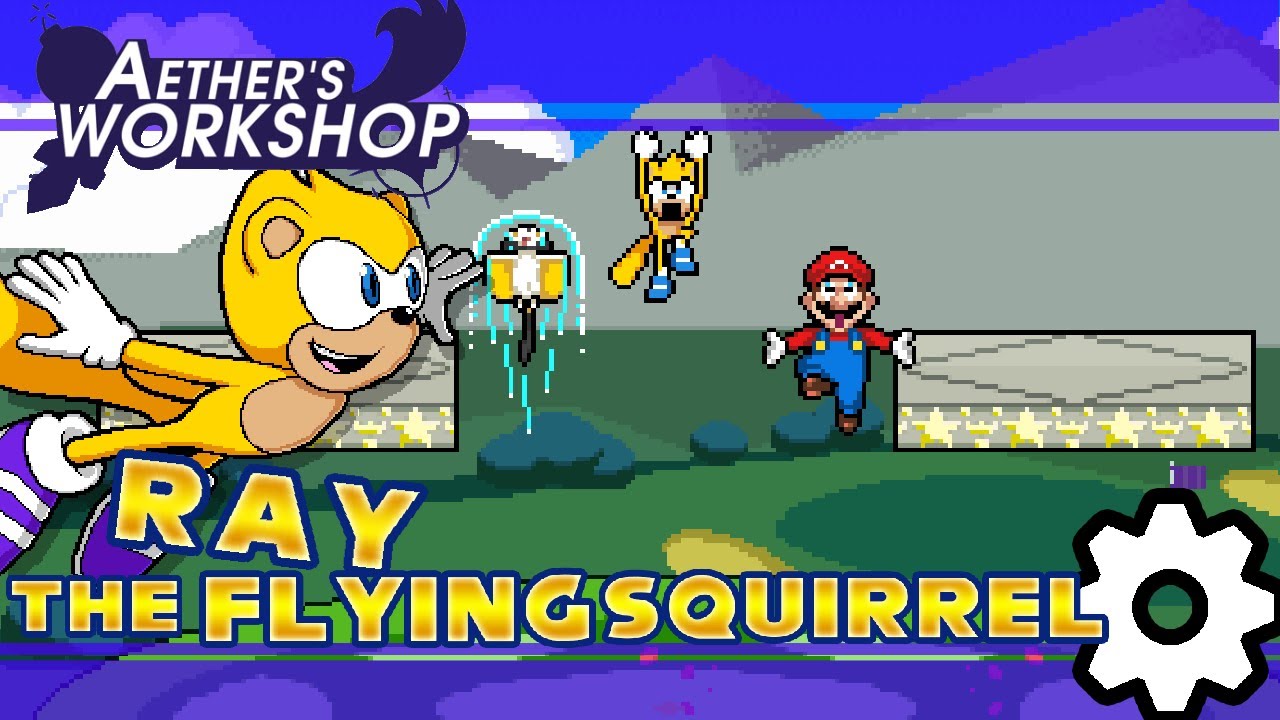 Rivals of Aether Workshop Showcase: Ray The Flying Squirrel! (Sonic ...