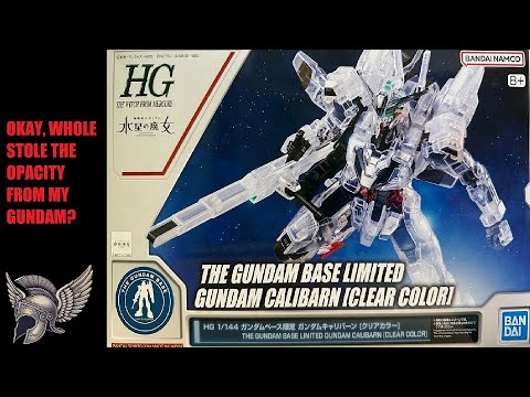 Building | The Gundam Base Limited Gundam Calibarn (Clear Color) - YouTube