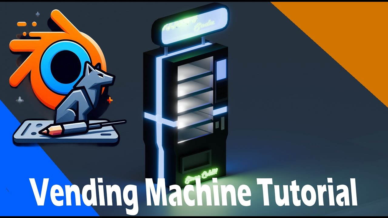 Blender - Vending Machine Tutorial - Beginner Friendly Modeling - YouTube