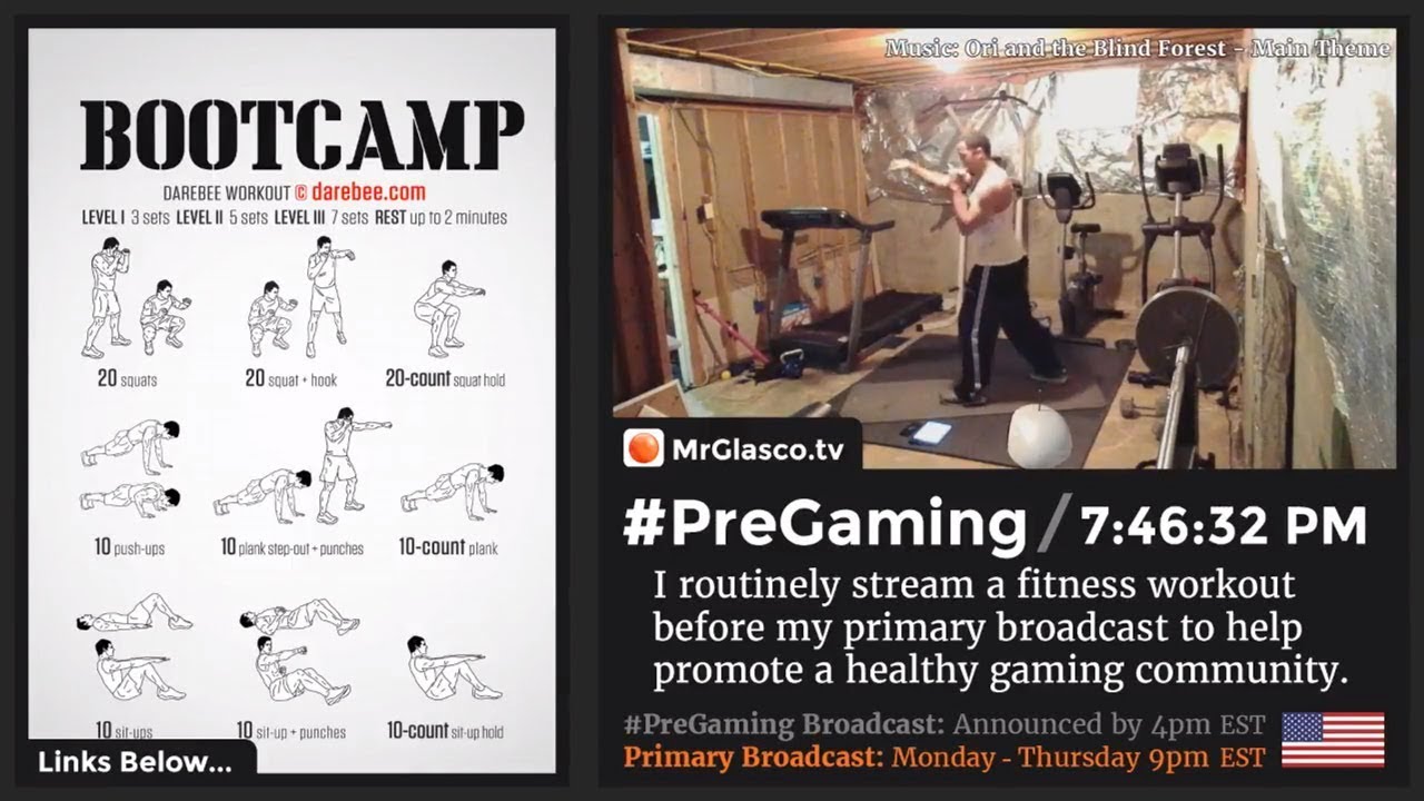 💪 #PreGaming: DAREBEE Bootcamp Workout - YouTube