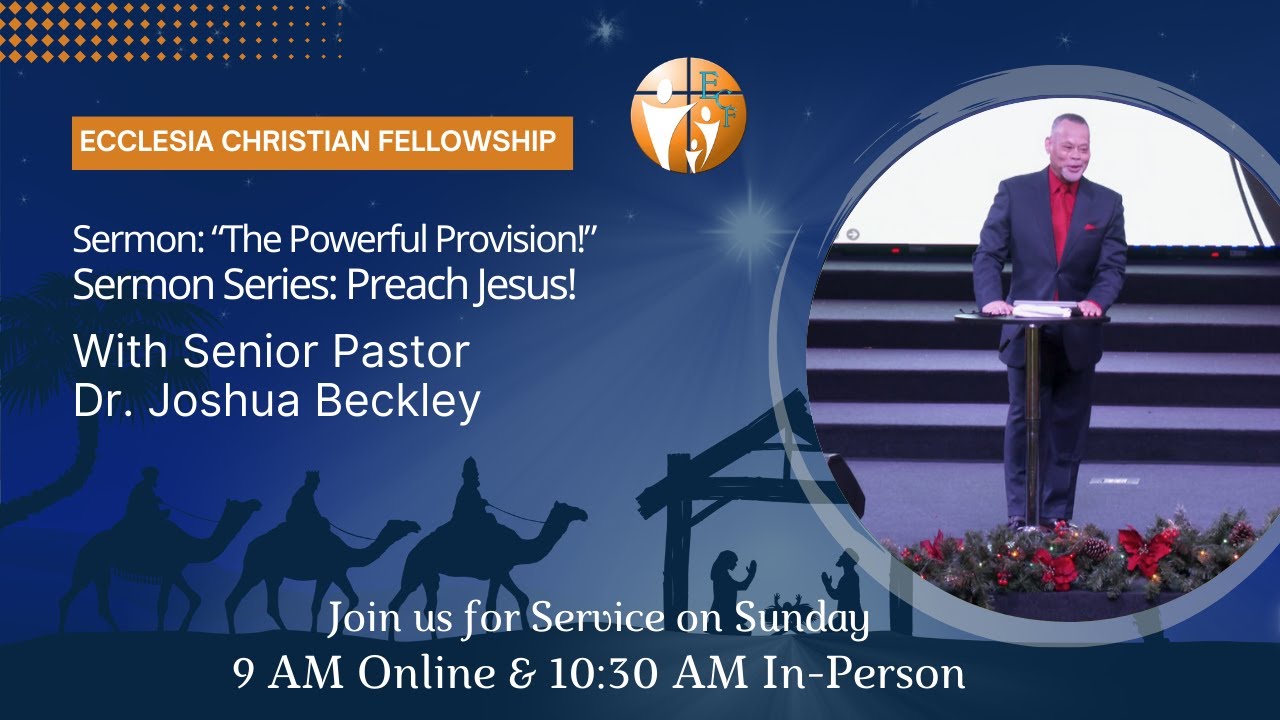 “The Powerful Provision!” | Dr. Joshua Beckley - YouTube