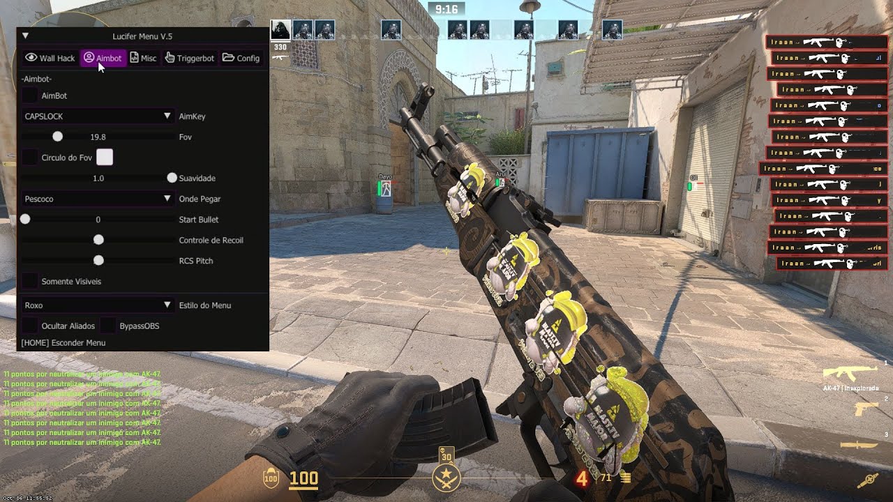 O MELHOR HACK PARA CS2 DO MERCADO - MAIS COMPLETO DO CS2 - YouTube