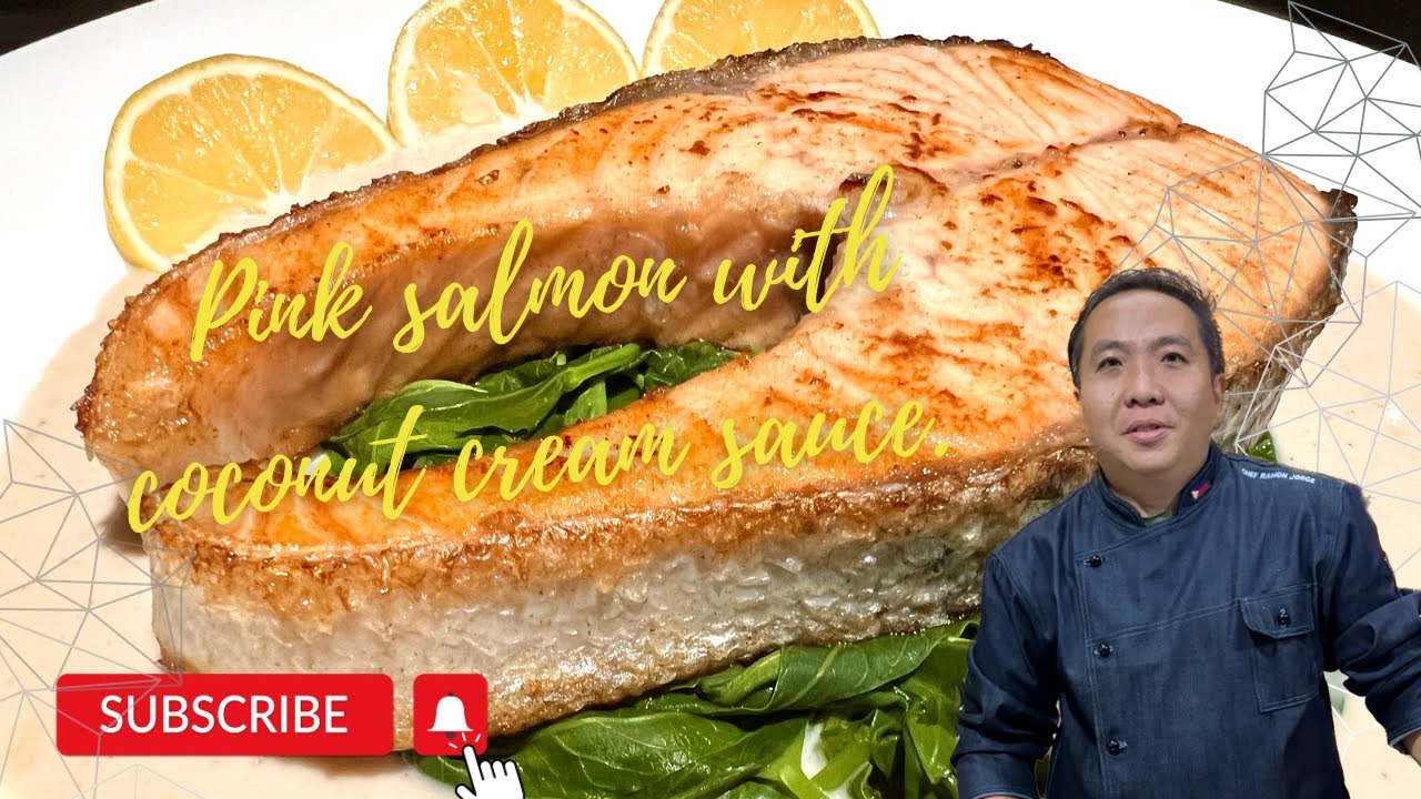 Pink Salmon with Coconut Cream Sauce Recipe I Chef Ramon Jorge - YouTube