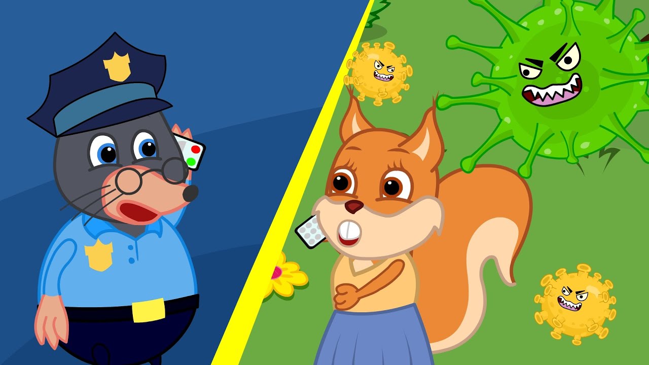 Bridie Squirrel in English - It's The Sheriff's Job Cartoon for Kids ...