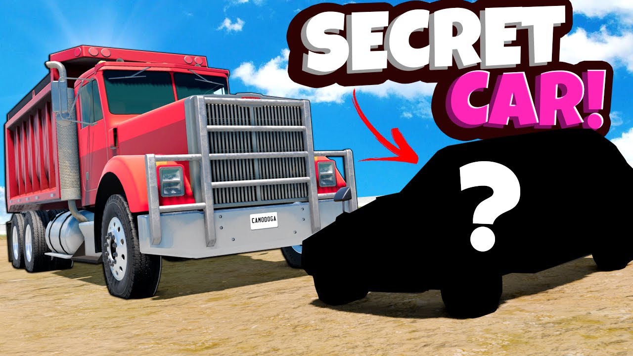 DESTRUCTION Demo Derby But with a SECRET CAR in BeamNG Drive Mods ...