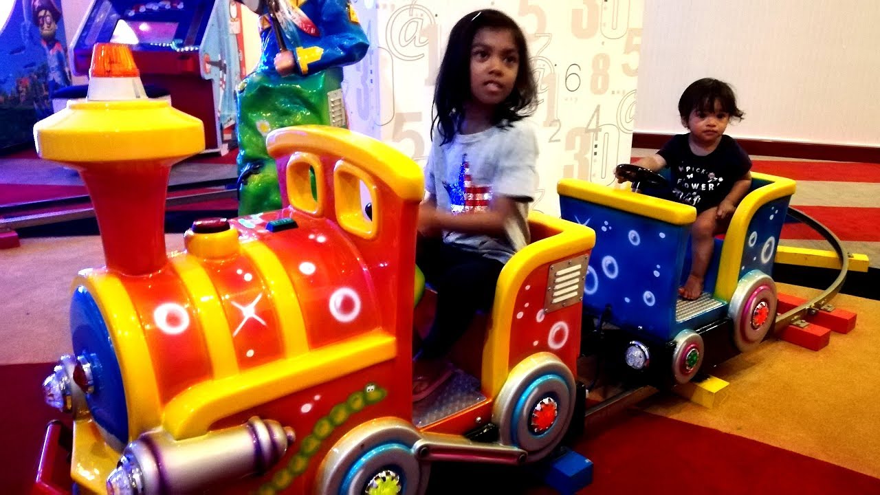 Kids Train Ride Wheels On The Bus Nursery Rhyme | Fun Toys Playtime ...