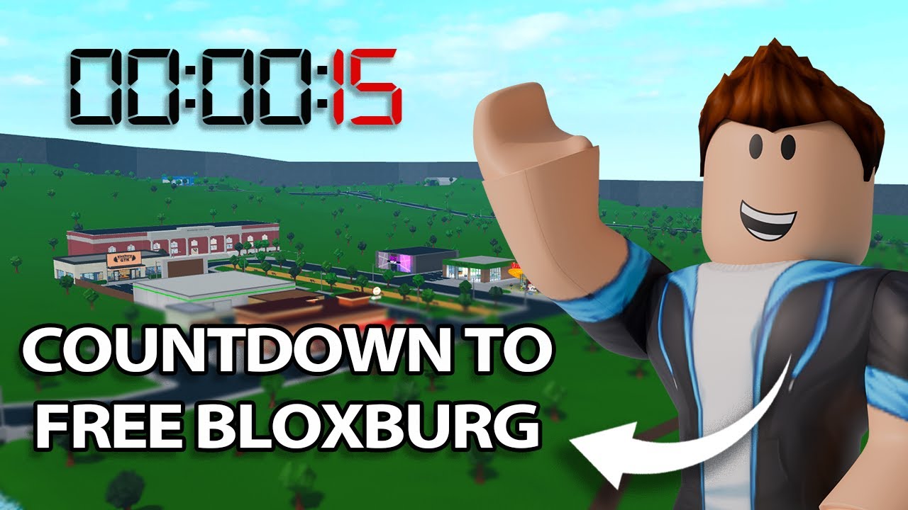 COUNTDOWN TO BLOXBURG BEING FREE (MAP REVAMP???) - YouTube