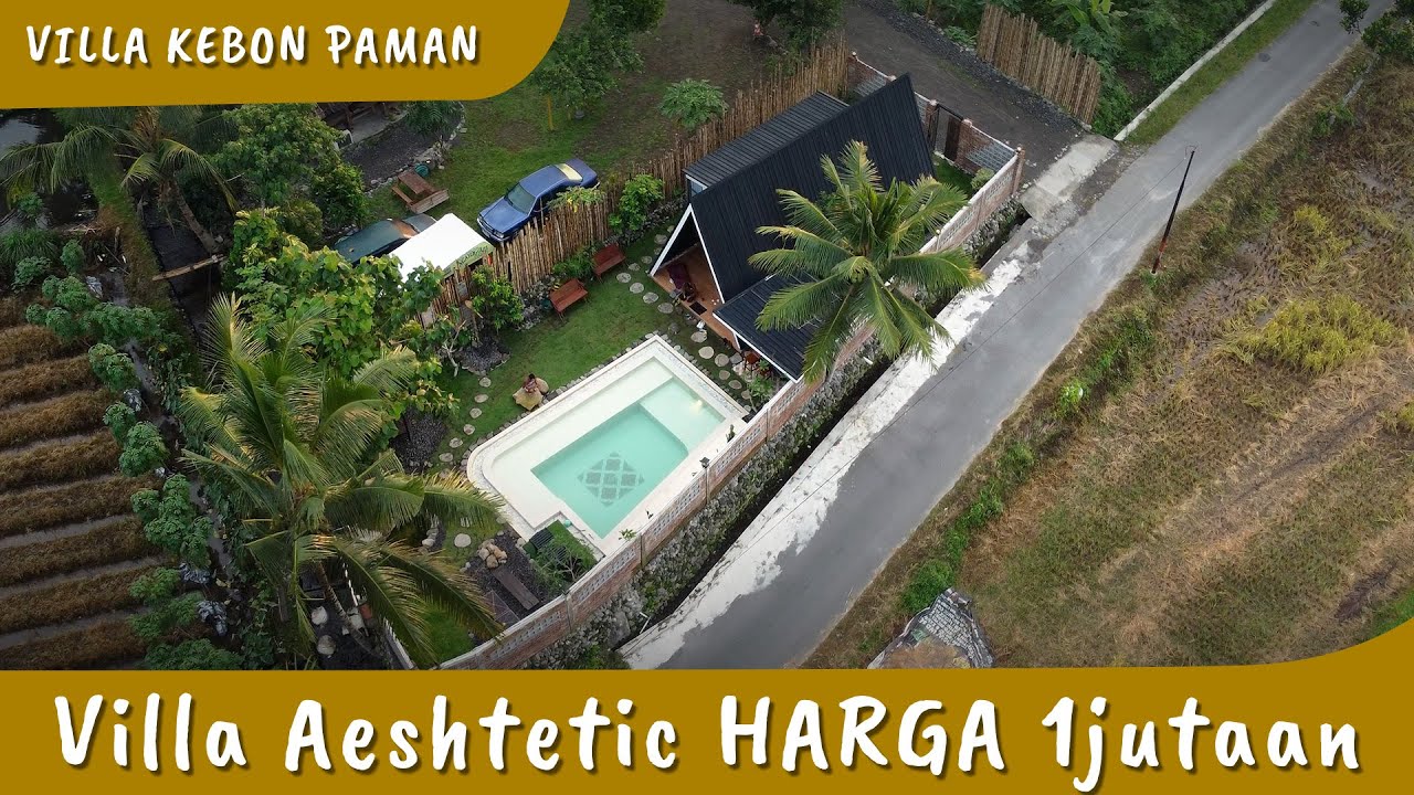 HIDDEN GEM VILLA BARU TENGAH SAWAH VIEW MERAPI | PRIVATE POOL | VILLA ...