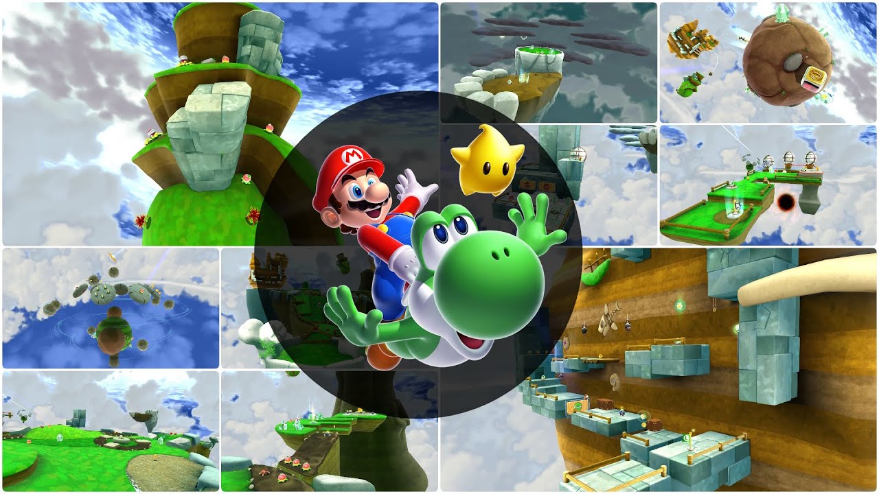 Super Mario Galaxy 2 - Yoshi Star Galaxy [Cinematic Showcase] - YouTube