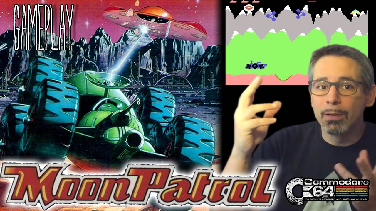 Moon Patrol - Gameplay retrò - Commodore 64 - YouTube