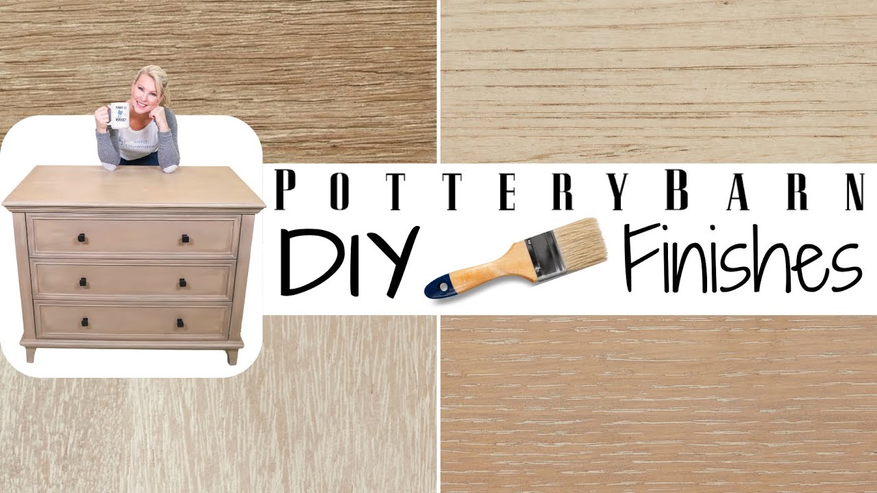 DIY Pottery Barn Wood Finish (Seadrift and Fog ️) - YouTube