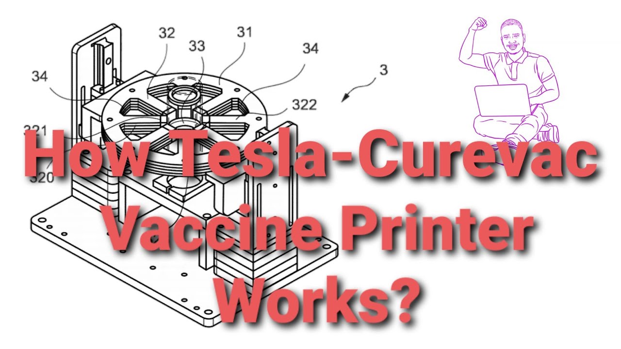 How Tesla Curevac Vaccine Printer Works - YouTube