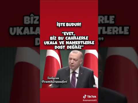 DOST OLMA! |Recep Tayyip Erdoğan