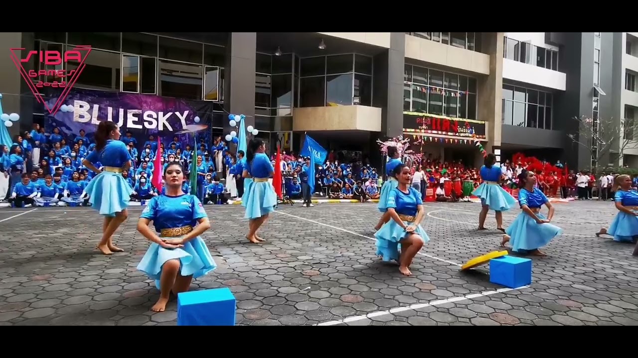 SIBA GAME 2022 เชียร์ลีดเดอร์สีฟ้า ช่วงบ่าย - YouTube