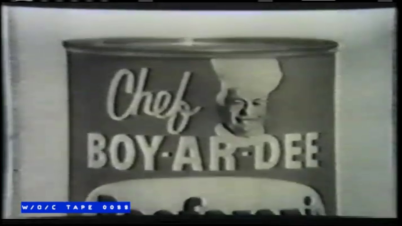 Chef Boy-Ar-Dee Canned Pasta Commercial - 1960s - YouTube