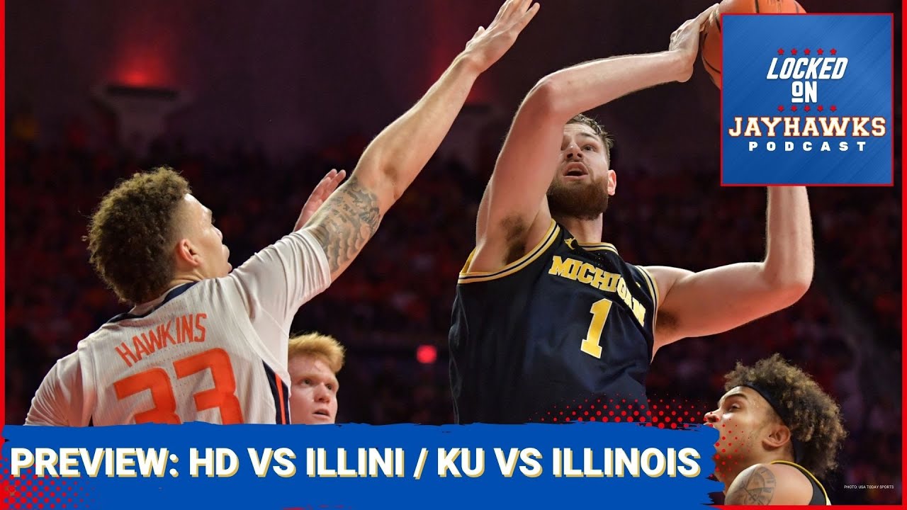 PREVIEW: #1 Kansas Jayhawks Basketball Face Illinois Fighting Illini in ...